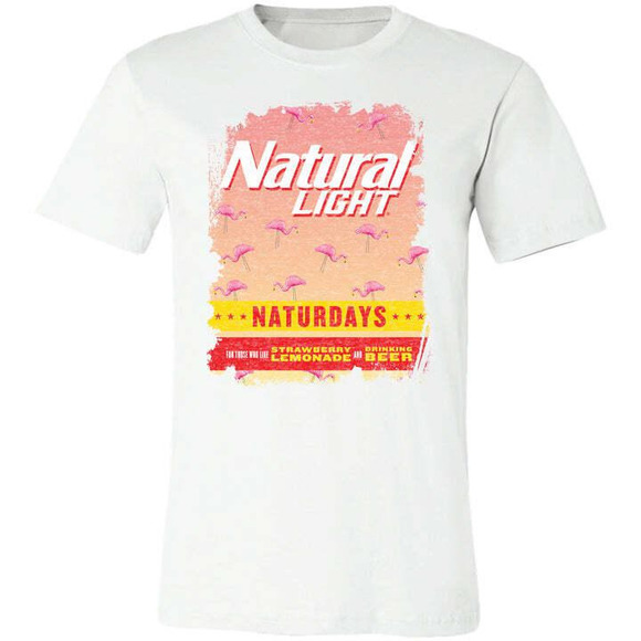 Shirts | Flamingo Natural Light Naturdays Shirt Strawberry Lemonade ...